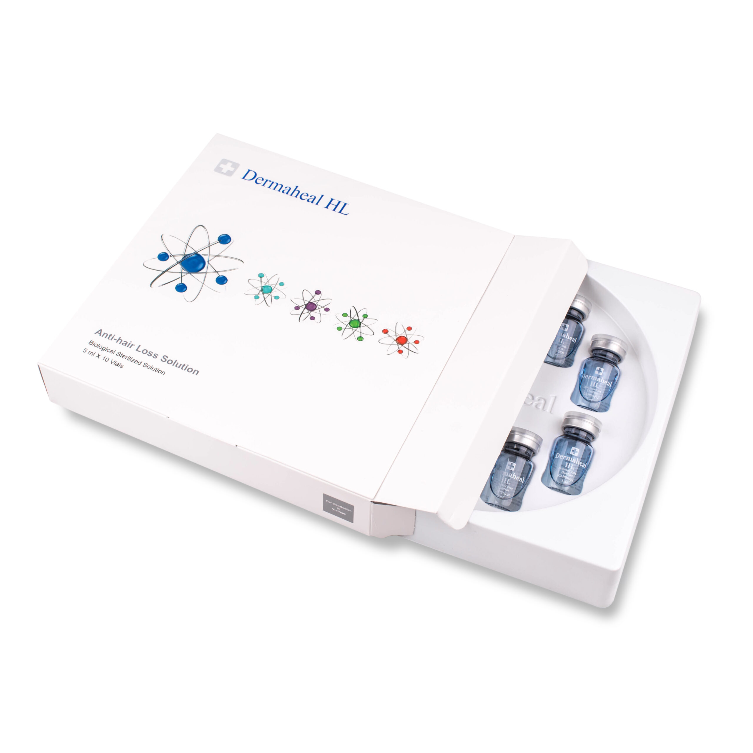 Buy DERMAHEAL HL 10 VIALS X 5ML Wholesale, hair loss, Mesotherapy
